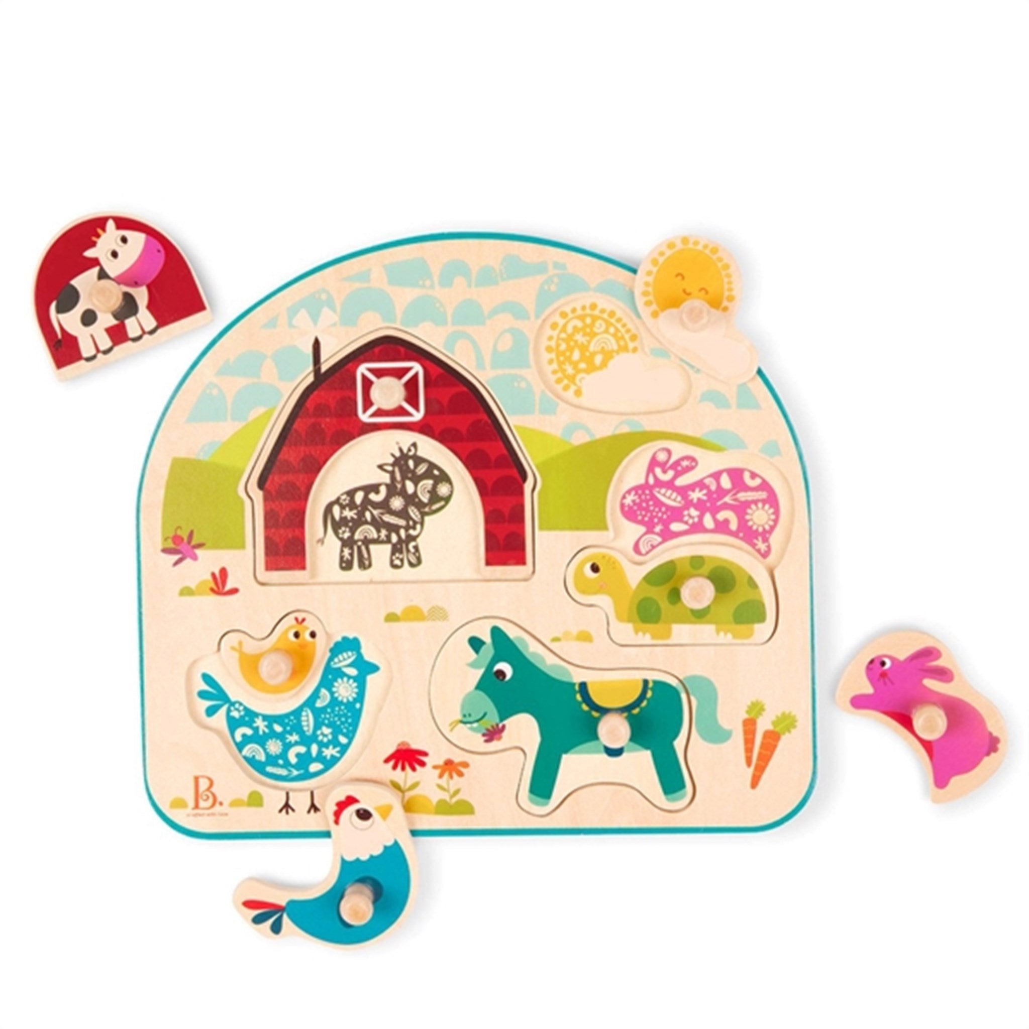 Buy B-toys Puzzle Farm Animals | Luksusbaby